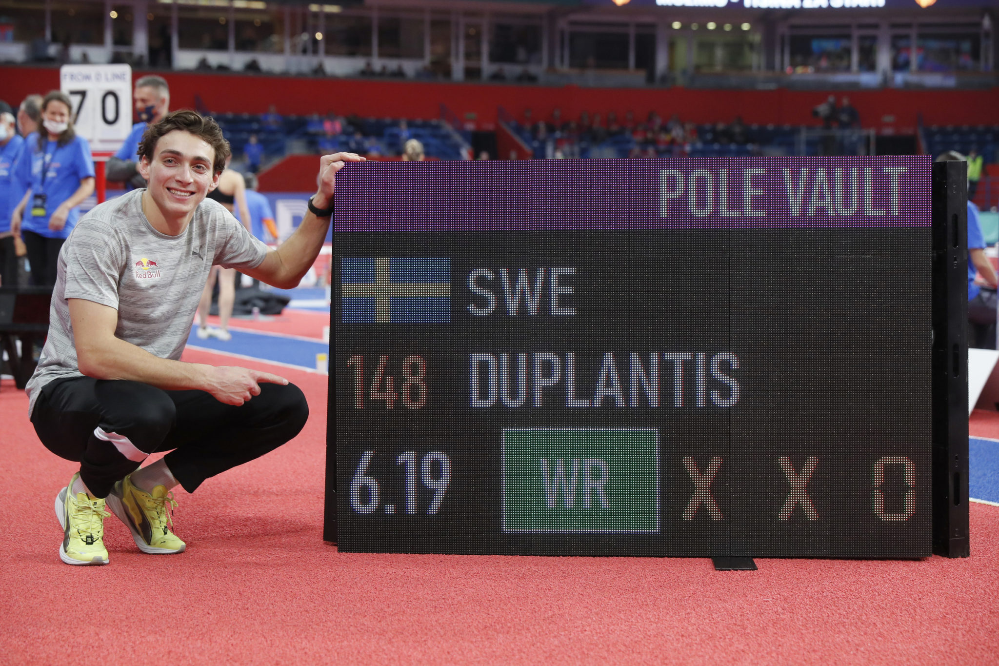 In the Štark Arena, during the “BELGRADE INDOOR MEETING”, Armand ...